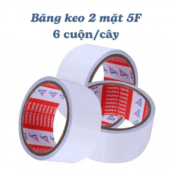 Băng keo 2 mặt 4.8F | VPP Khánh Ngọc