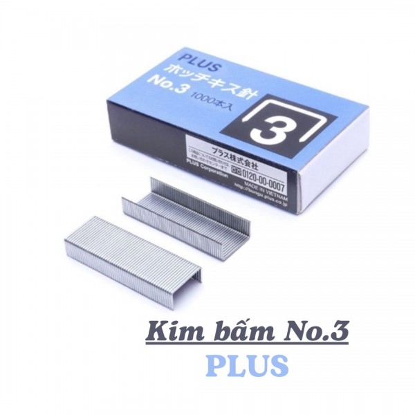 Kim bấm số 3 Plus | VPP Khánh Ngọc