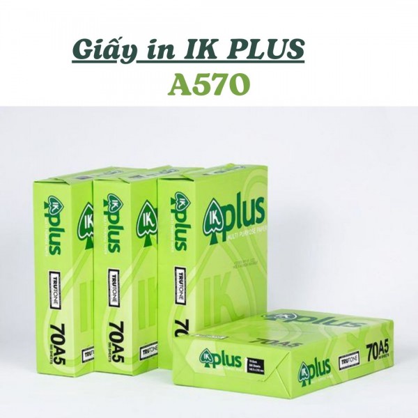 Giấy IK Plus A5 70gsm | VPP Khánh Ngọc