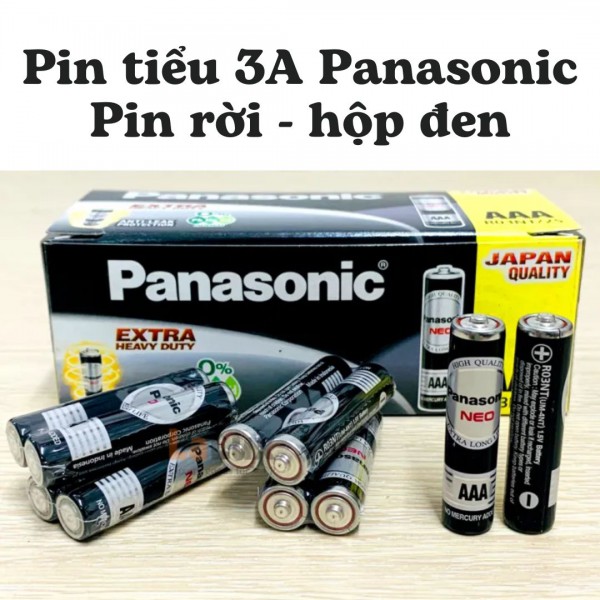 Pin tiểu 3A Panasonic - Pin rời hộp đen | VPP Khánh Ngọc