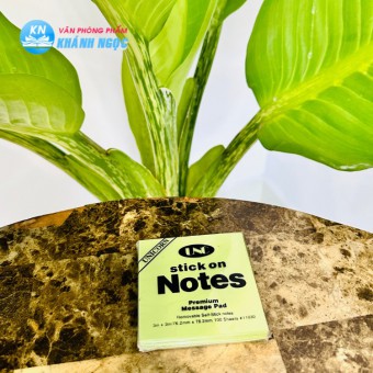 Giấy note vàng 3X3 Uni-T | VPP Khánh Ngọc
