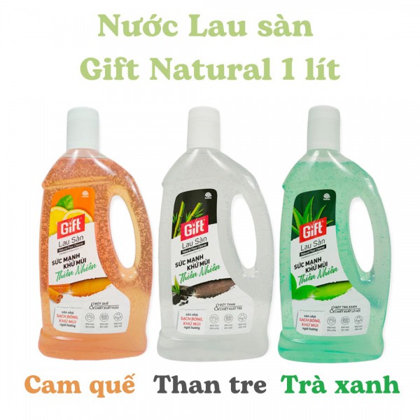 Nước Lau Sàn Gift Natural 1 lít | VPP Khánh Ngọc